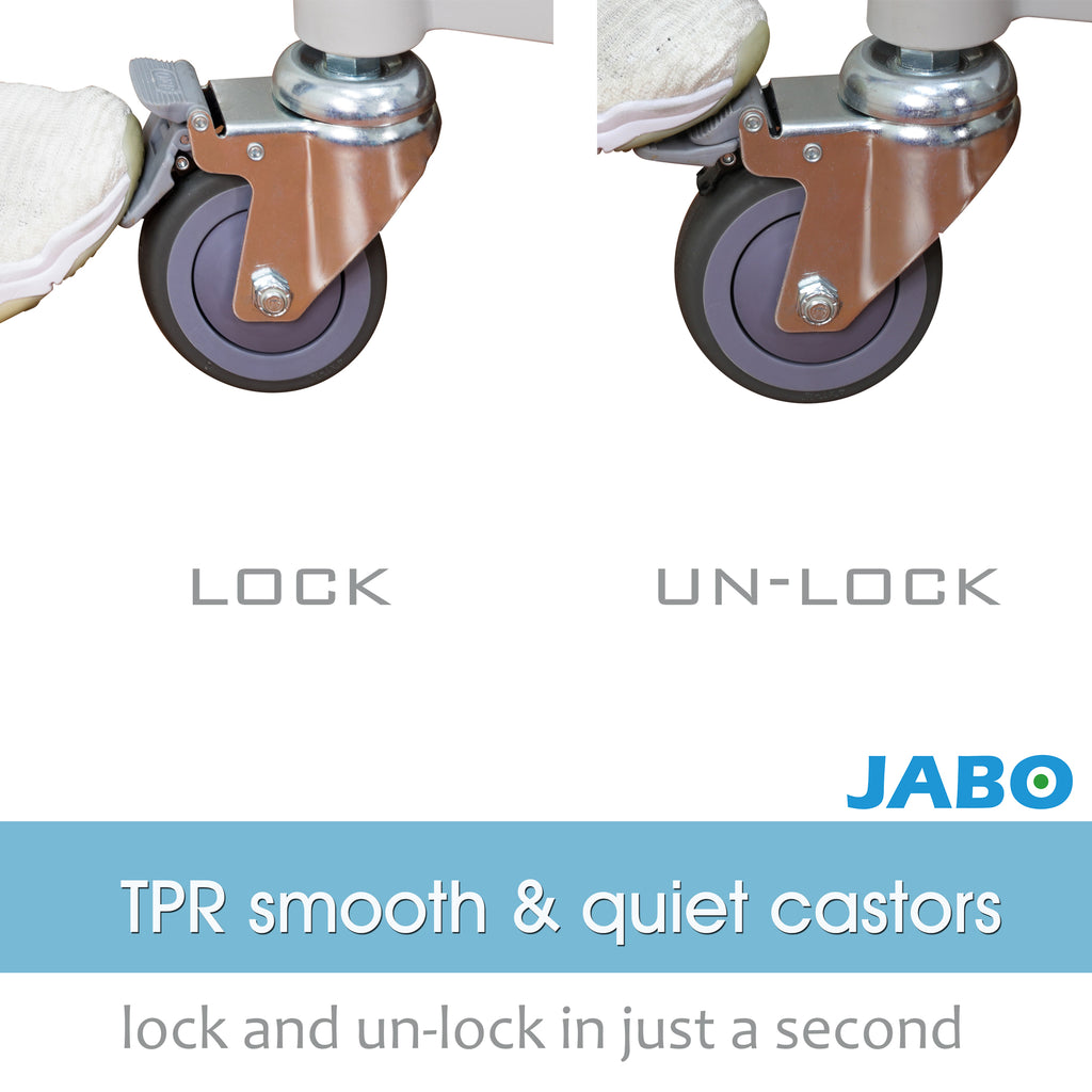 Lockable Cabinet Medical cart with 2 lockable doors 35.43 x 19.7" (US